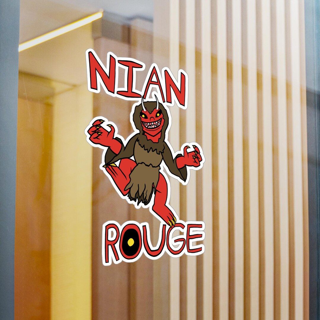 Nain Rouge Stickers Detroit Folklore Red Dwarf Spirit Mythical Creature ...