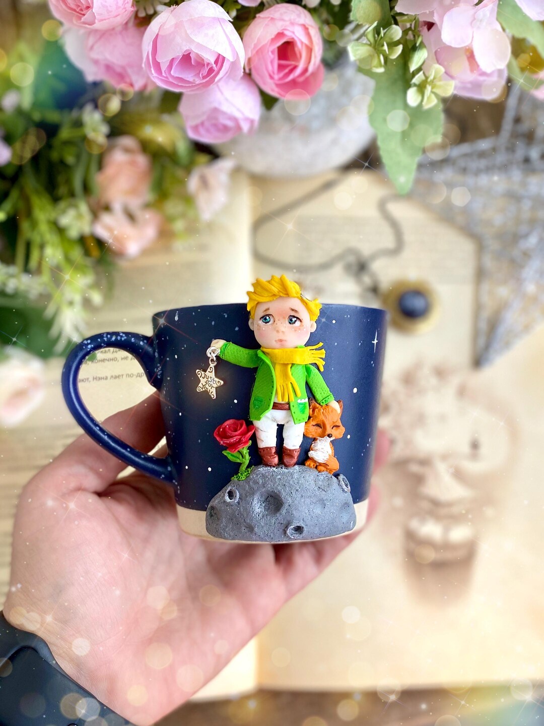 Little Prince. Mug 3D Polymer Clay – Personalized Gift - Etsy