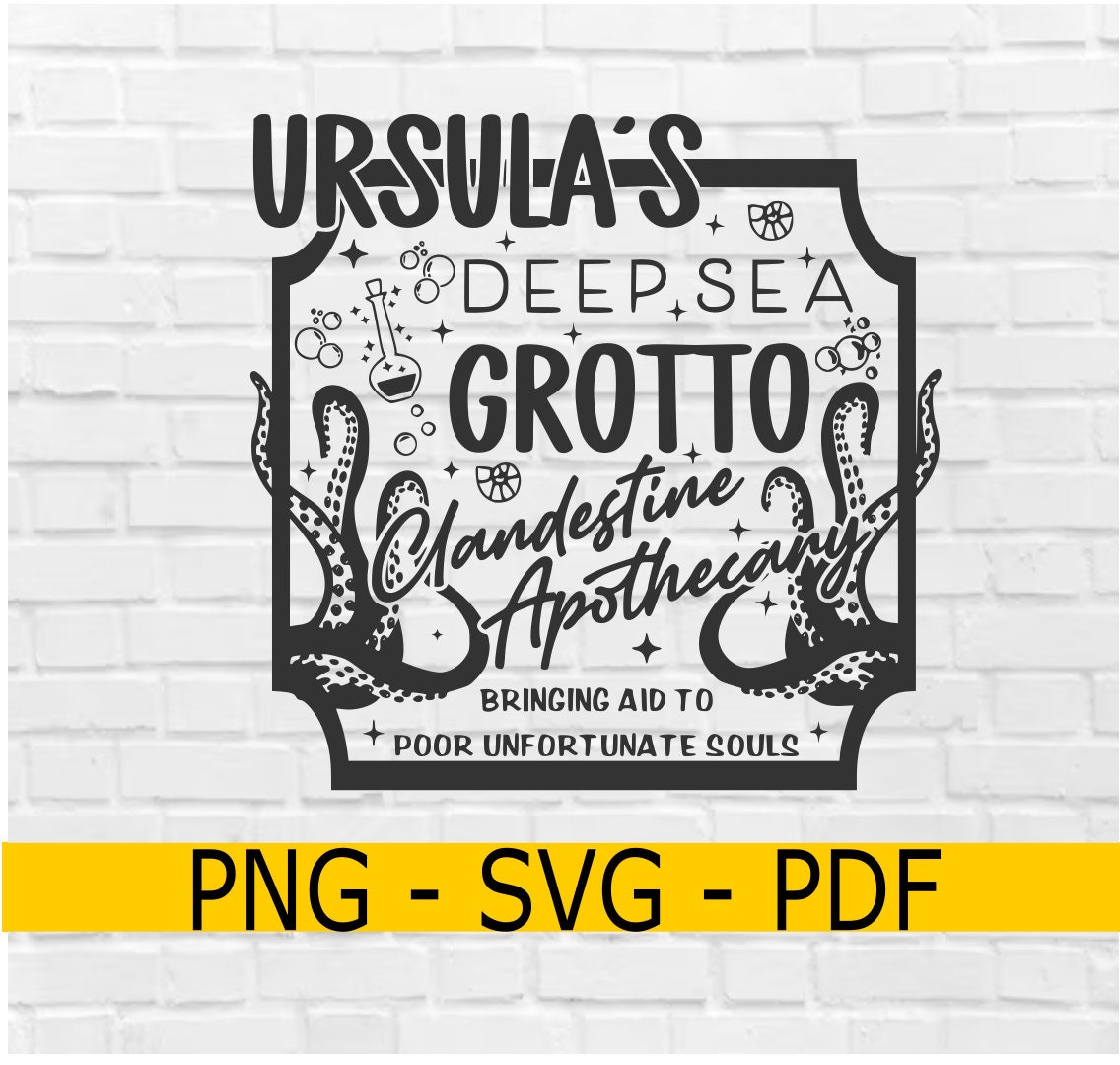 Ursula's Clandestine Apothecary - Digital Design Only. Instant Download ...