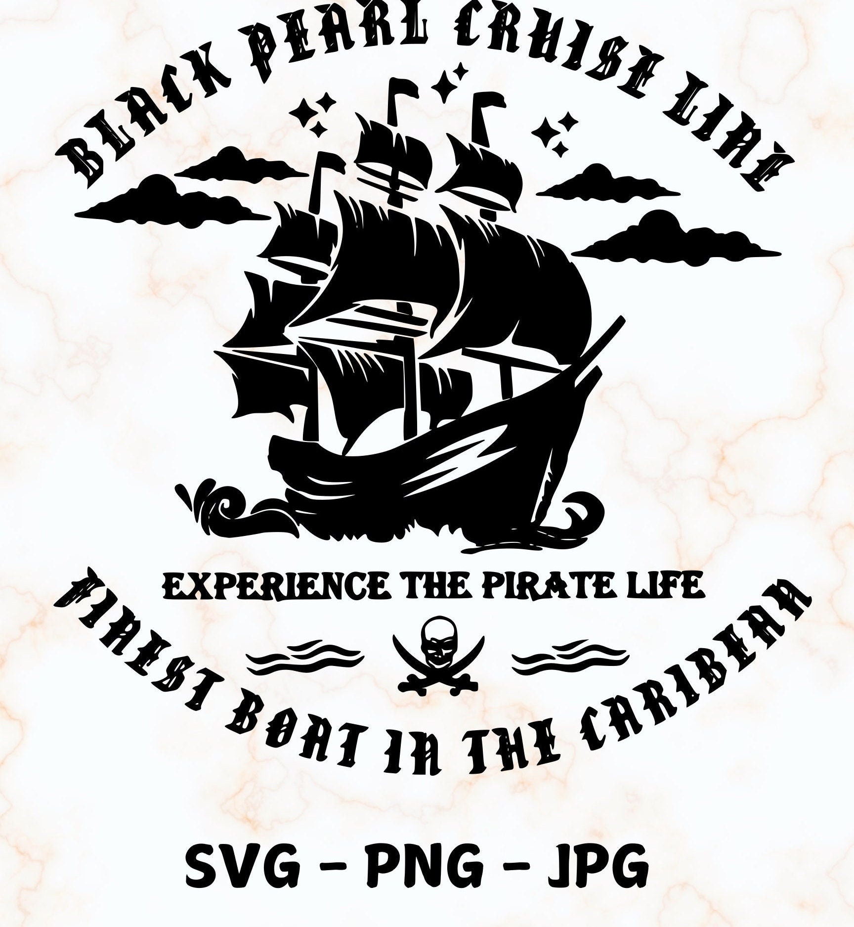 Black Pearl Ship Logo