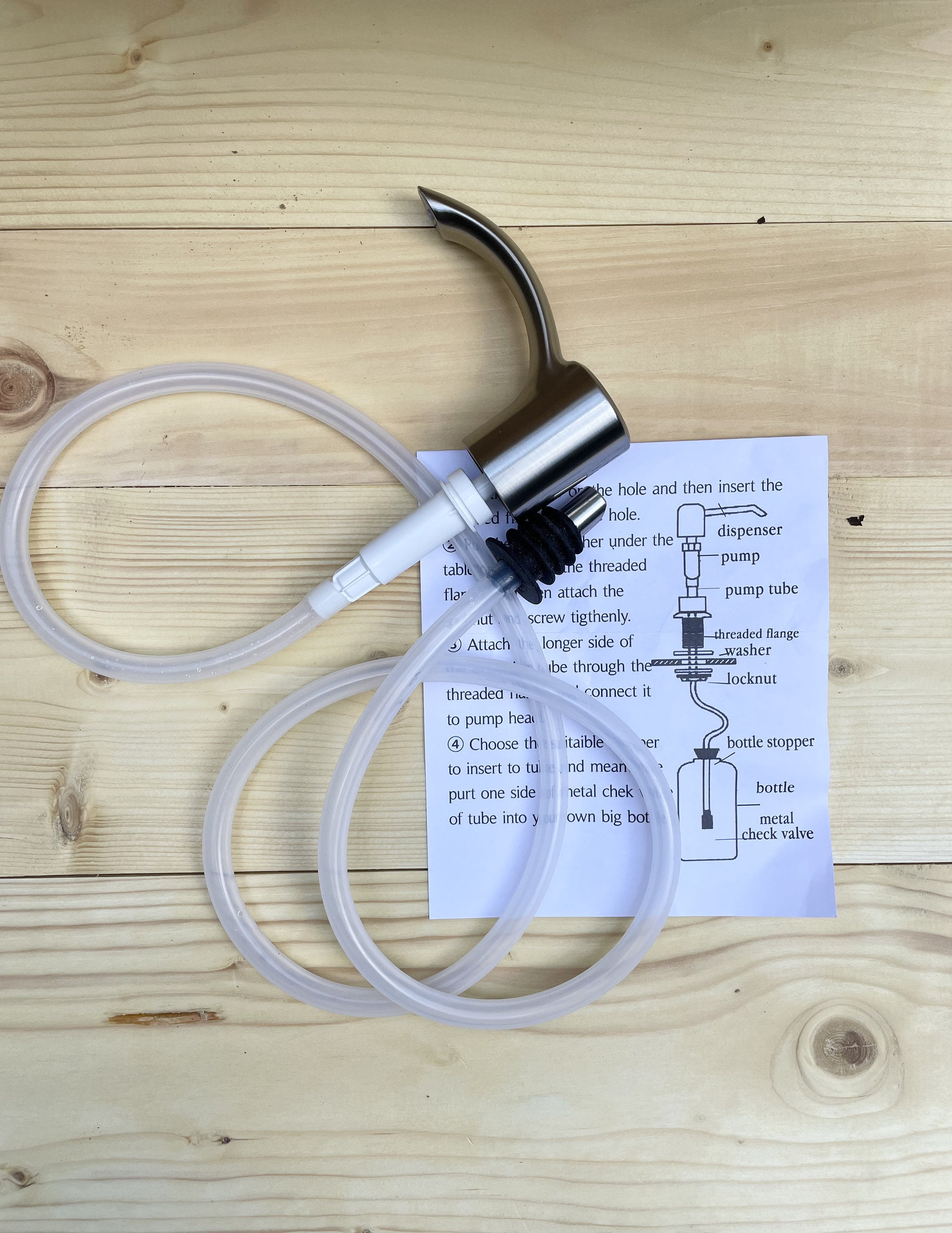 Mud Kitchen Water Pump for Kids Functional Kitchen, Toddler Real Faucet ...