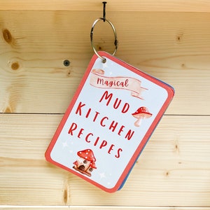 Recipe Cards for Mud Kitchen Outdoor Play Montessori Nature Scavenger ...