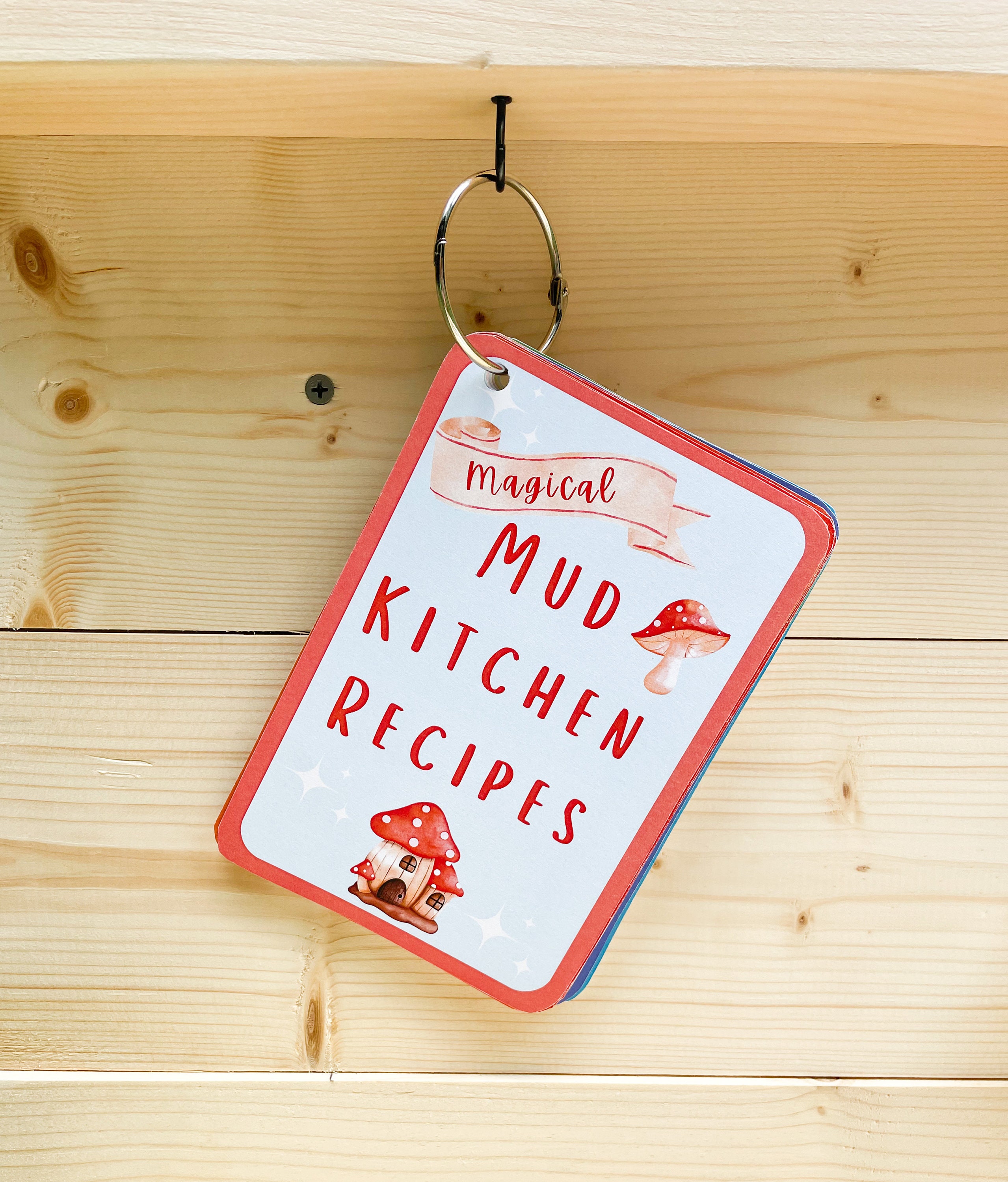 Recipe Cards for Mud Kitchen Outdoor Play Montessori Nature Scavenger ...