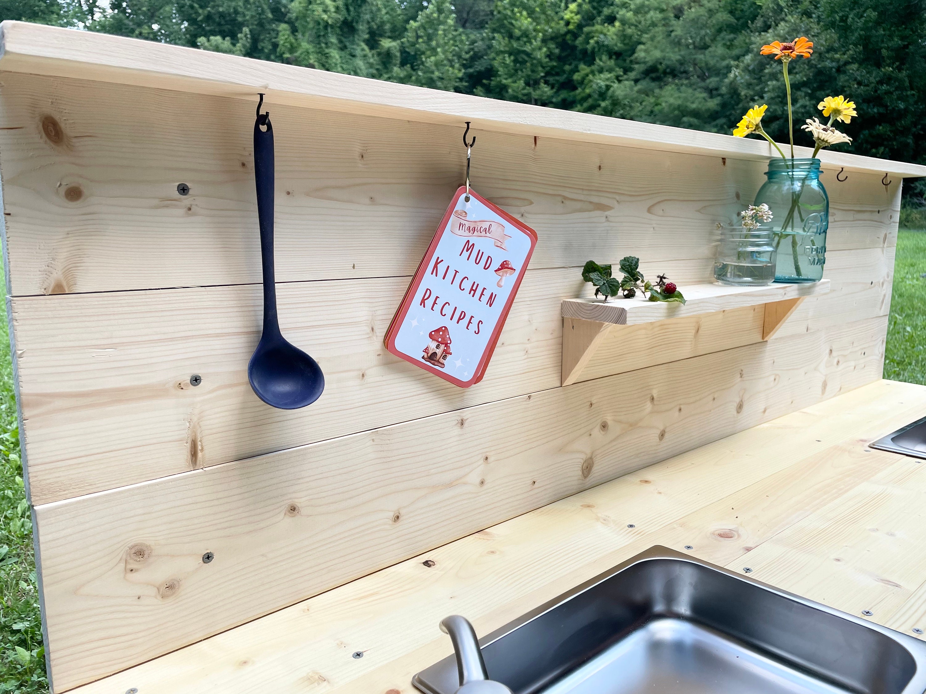 Recipe Cards for Mud Kitchen Outdoor Play Montessori Nature Scavenger ...