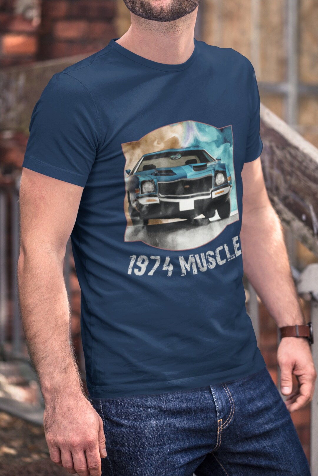 1974 Muscle Car Tee Shirt Classic Muscle Car T Shirt Unisex Garment ...