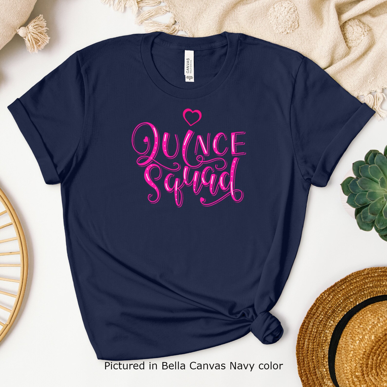 Mis Quince and Quince Squad Tees Fifteenth Birthday Tees Unisex Jersey ...