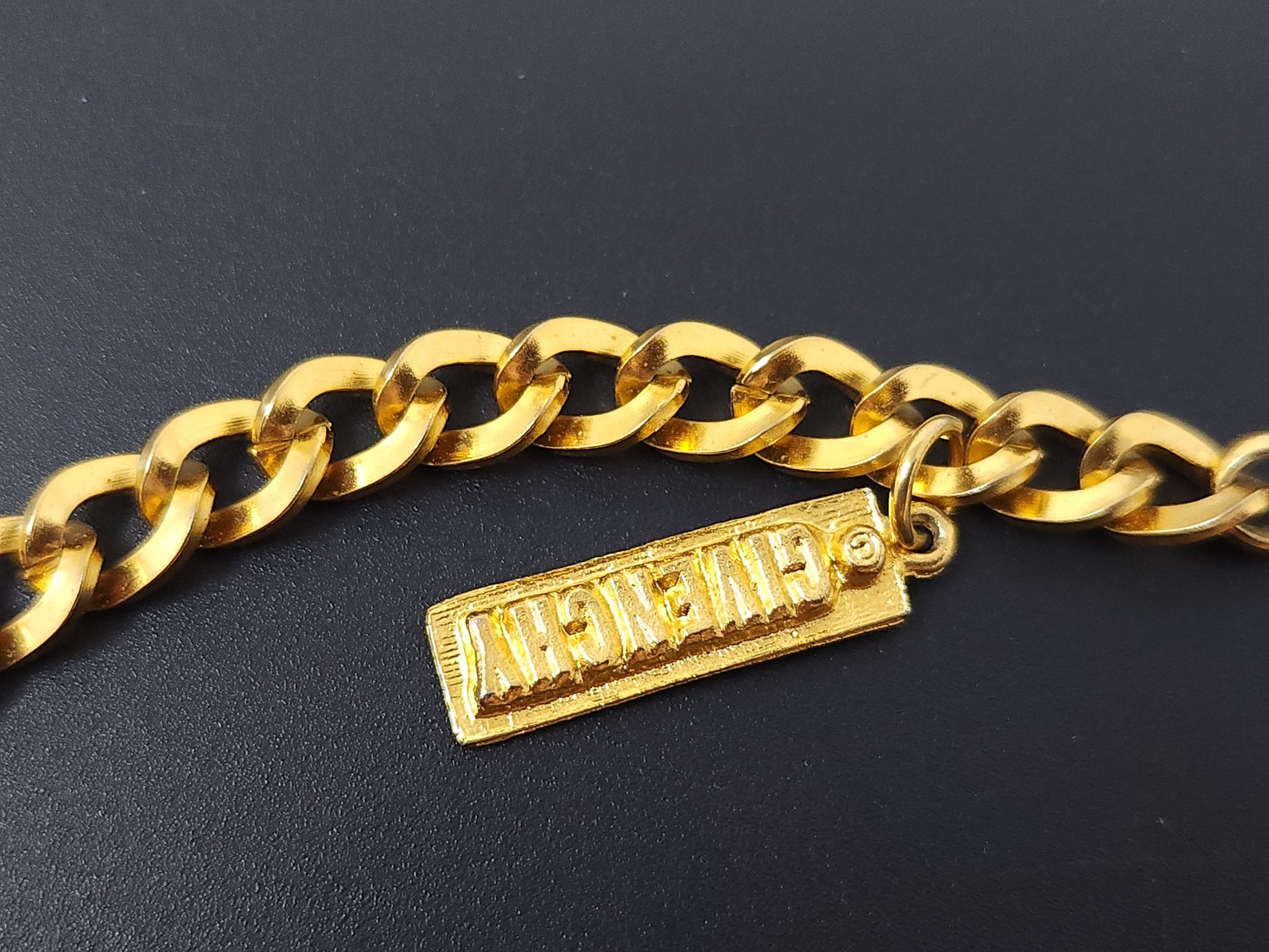 Vintage Givenchy Fish Scale Paisley Gold Silver Statment Necklace 16 ...