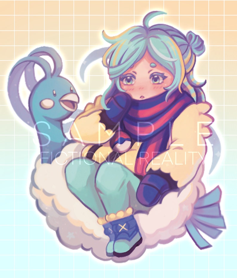 Pokemon Grusha & Rika Acrylic Pins - Etsy