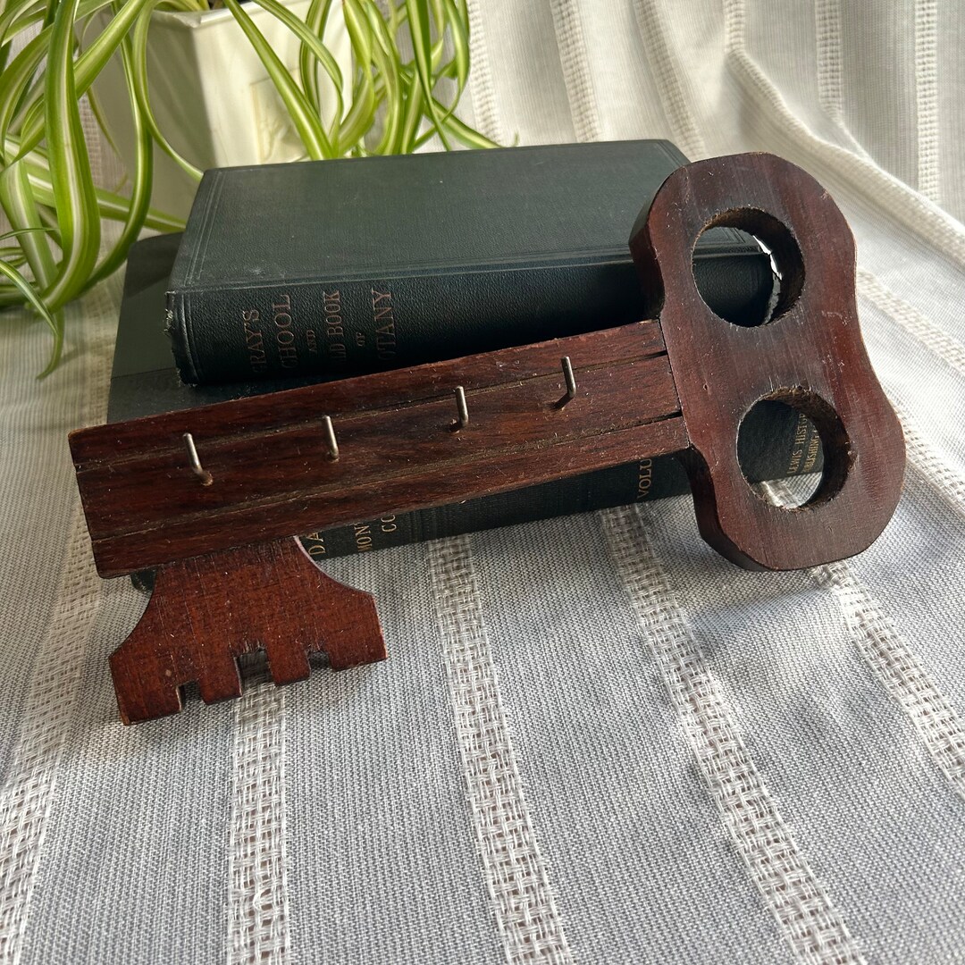Key Rack, Vintage Wood L Key Holder, Rustic Key Shape Hook Hanger - Etsy