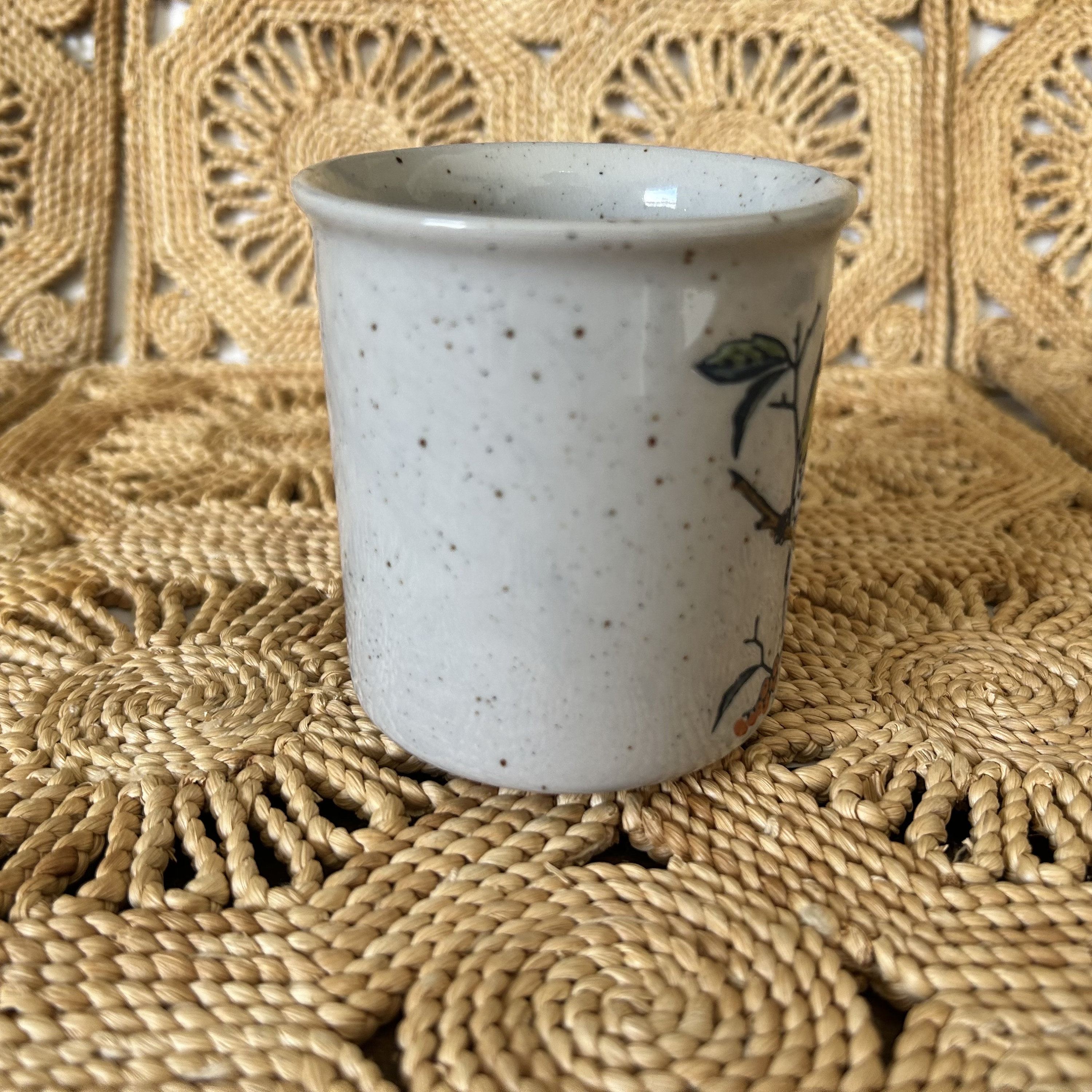 Vintage Adorable Otagiri Style Parrot Mug Colorful Tropical Green ...