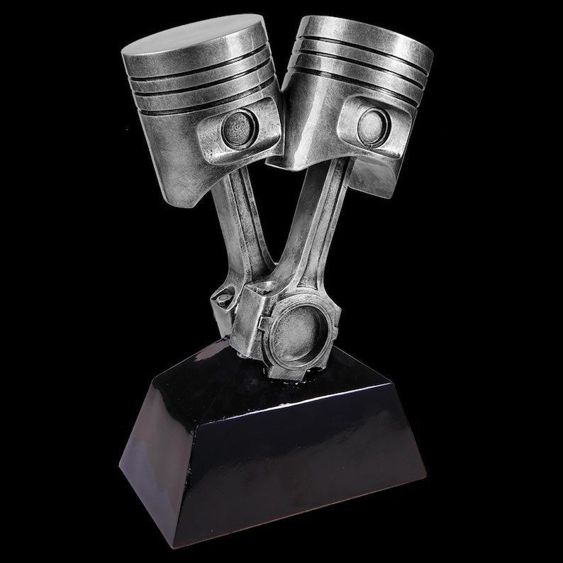 Personalized Piston Resin Trophy: Car Show Award, Mechanic Gift - Etsy