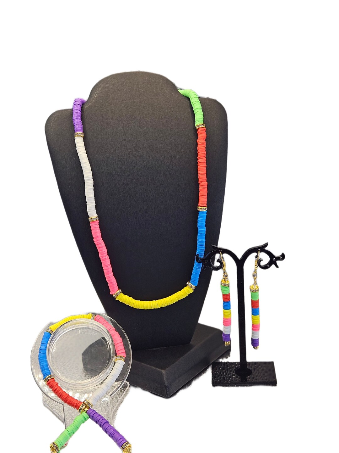 Colorful Jewelry Set - Etsy