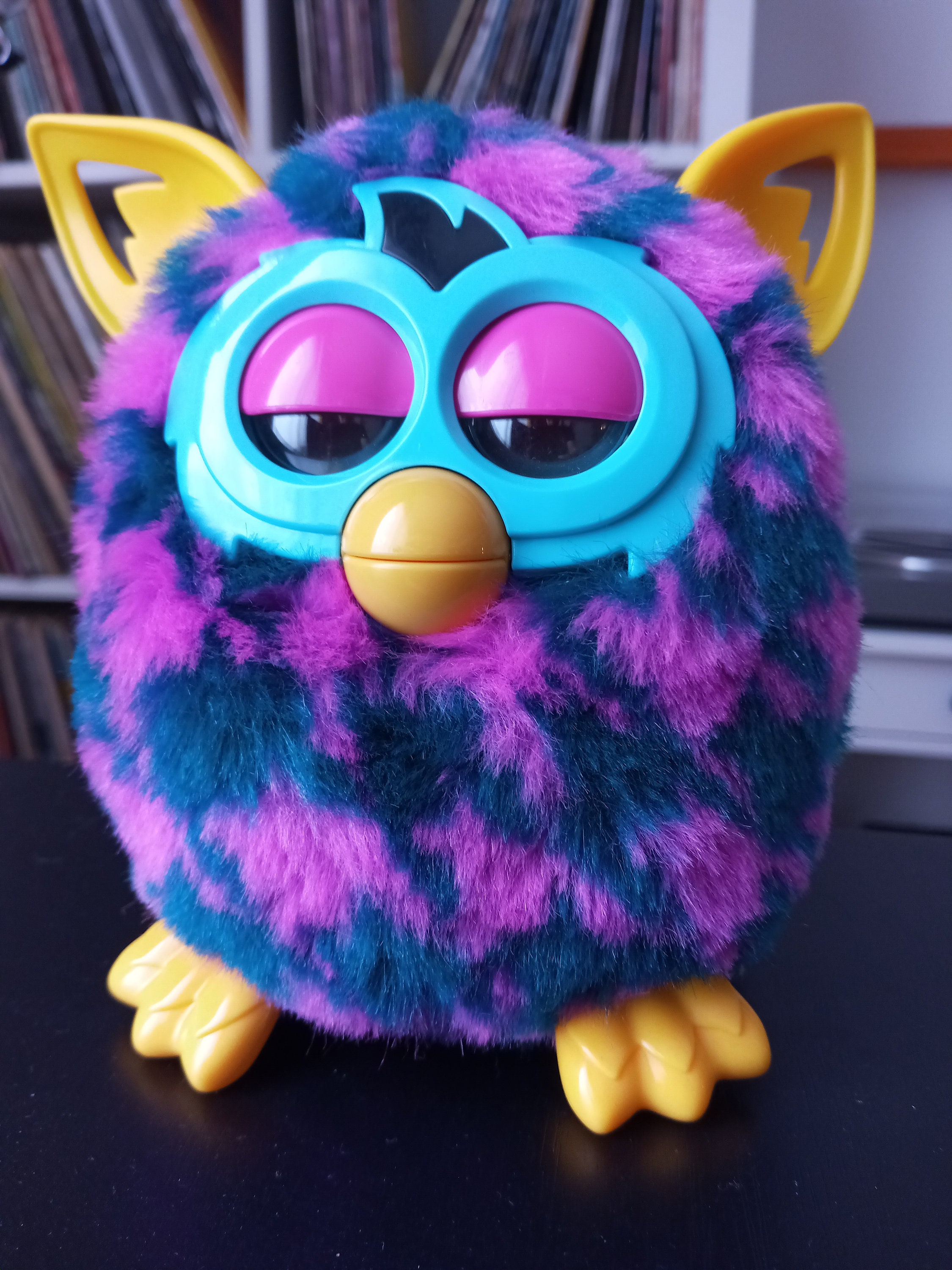 Furby Boom Purple Houndstooth