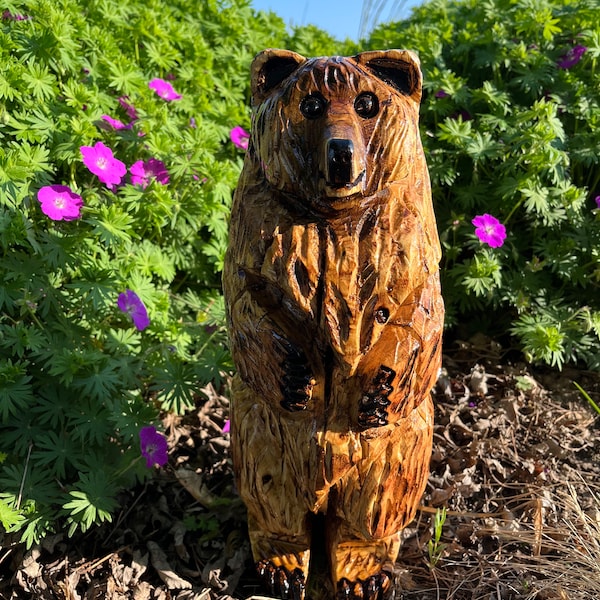 Chainsaw Carved Bear - Etsy