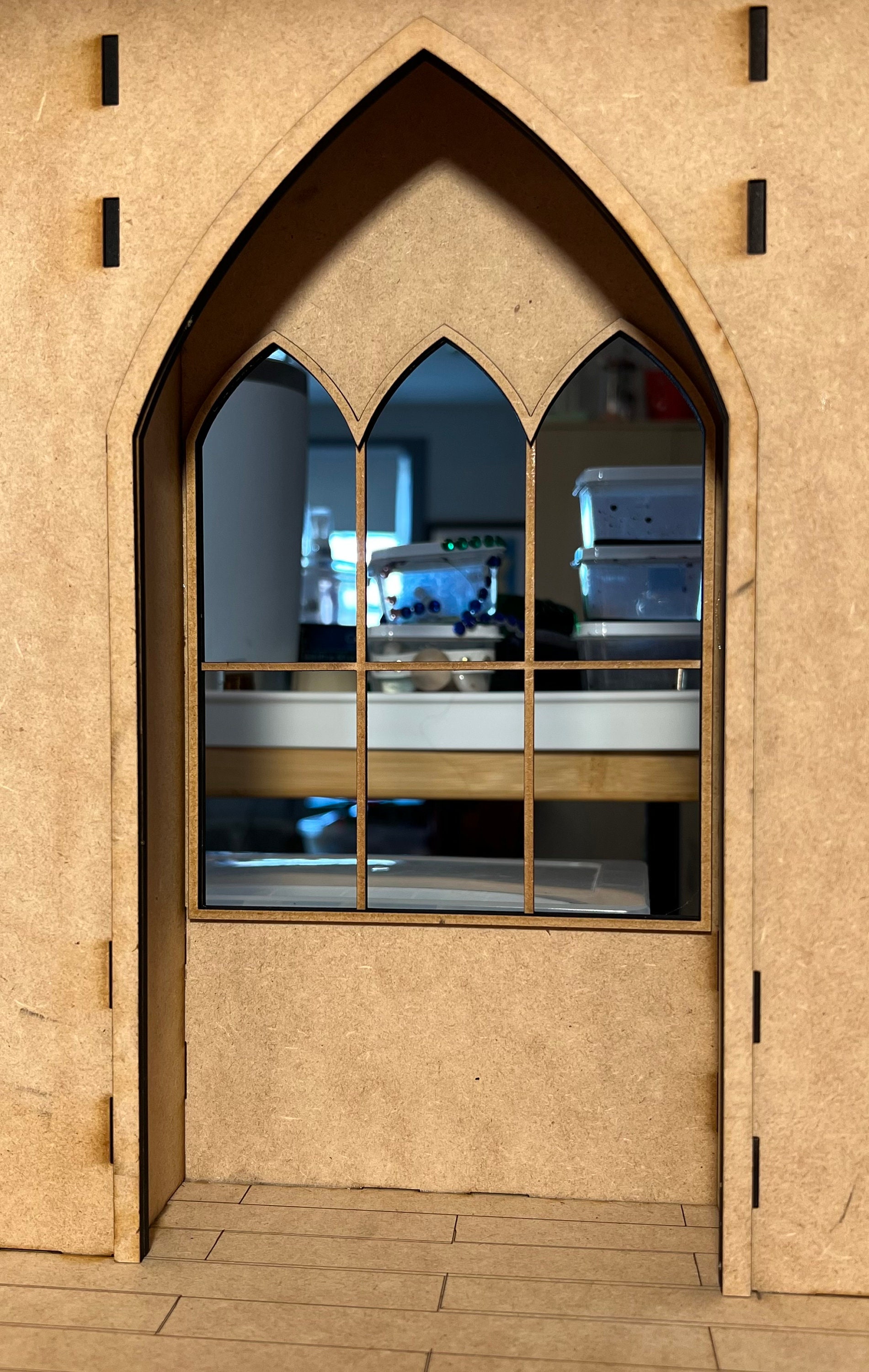 1:12 Scale Dollhouse Room Box Kit – Laser Cut MDF DIY Church Witches ...