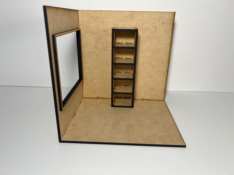 1:24 Large Window and Shelf Dollhouse Room Box KIT - Etsy