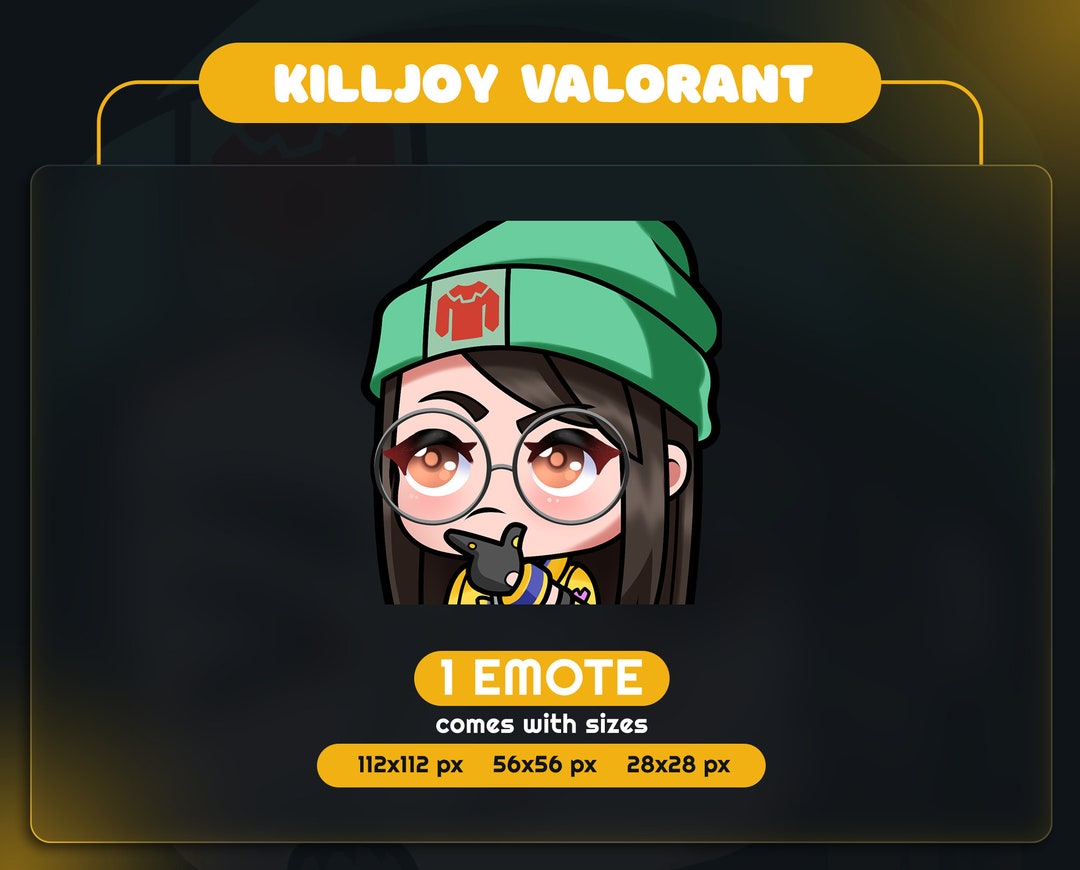 THINKING Killjoy Valorant Emote Vtuber Valorant Emotetactics Cute ...