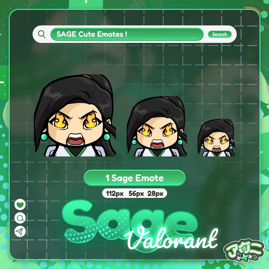 Rage Sage Valorant Emote,vtuber,valorant,emotetactics,cute,valorant ...