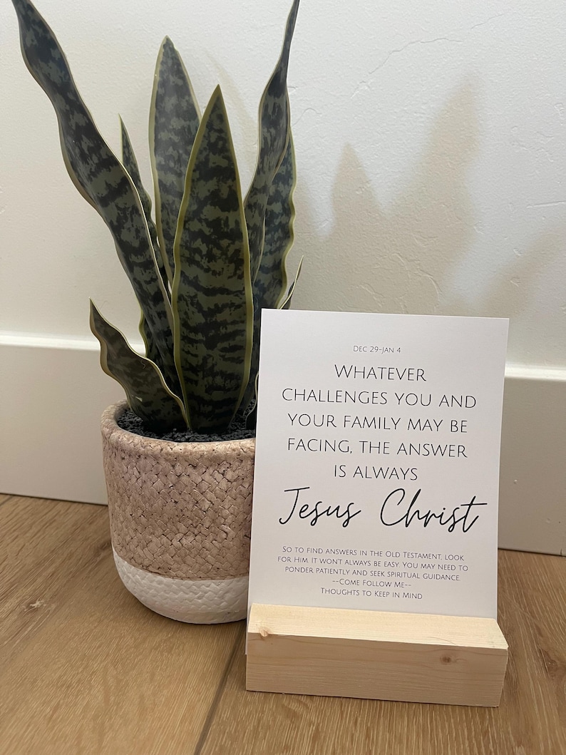 2026 *physical* Come Follow Me Cards - Etsy