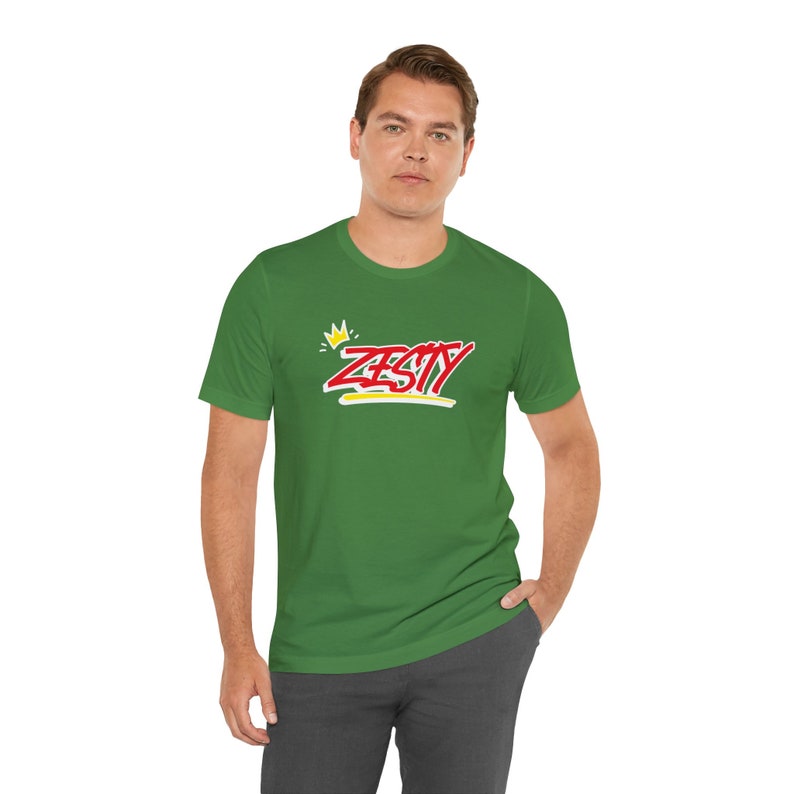 Zesty Unisex Adult T Shirt Fun Flavorful Graphic Tee Comfortable Cotton ...