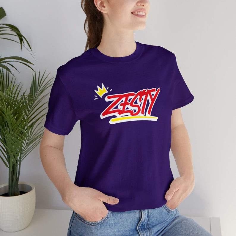 Zesty Unisex Adult T Shirt Fun Flavorful Graphic Tee Comfortable Cotton ...
