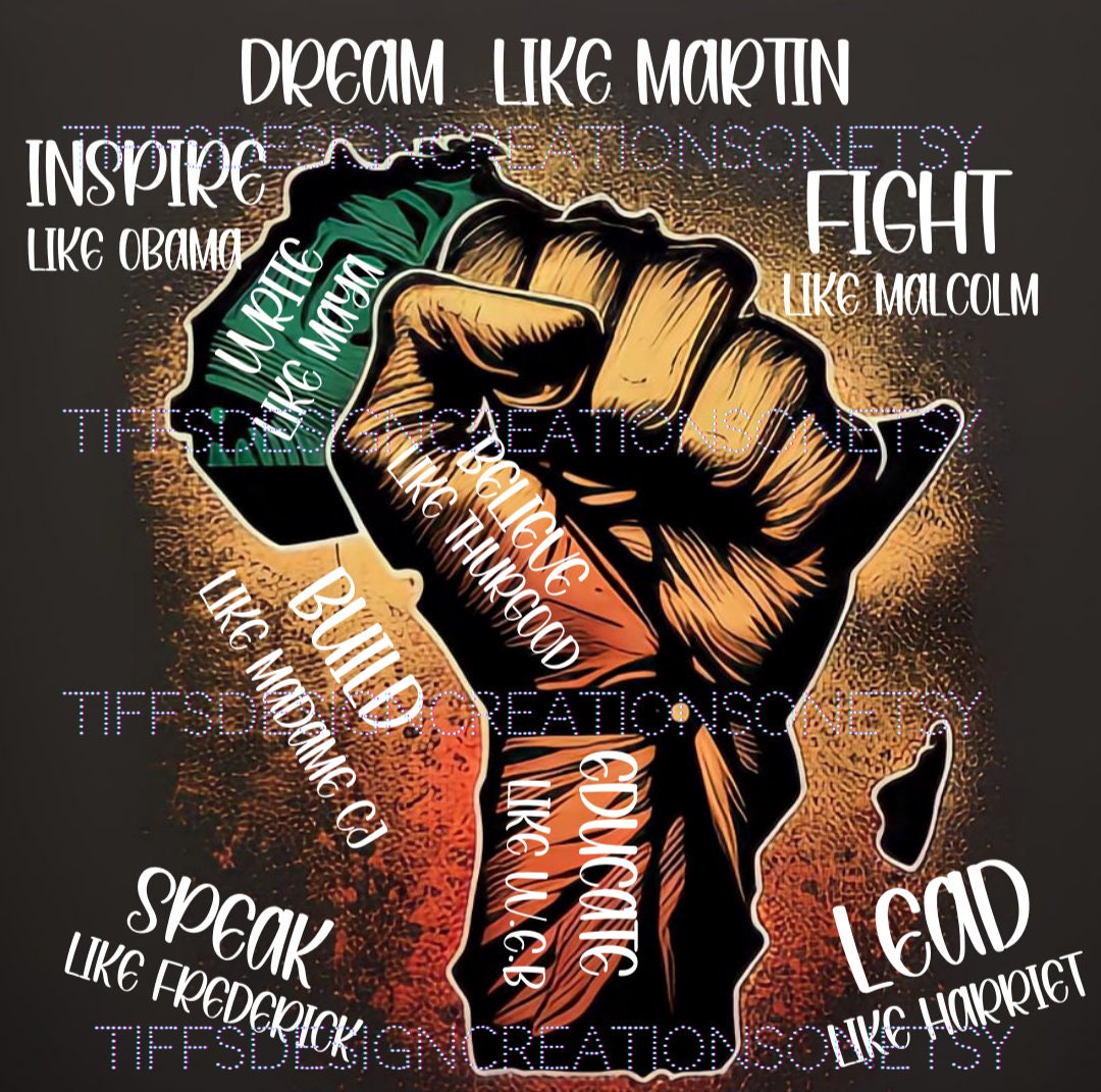 Black History Power Fist Black Background Shadow Red Black Yellow Green ...