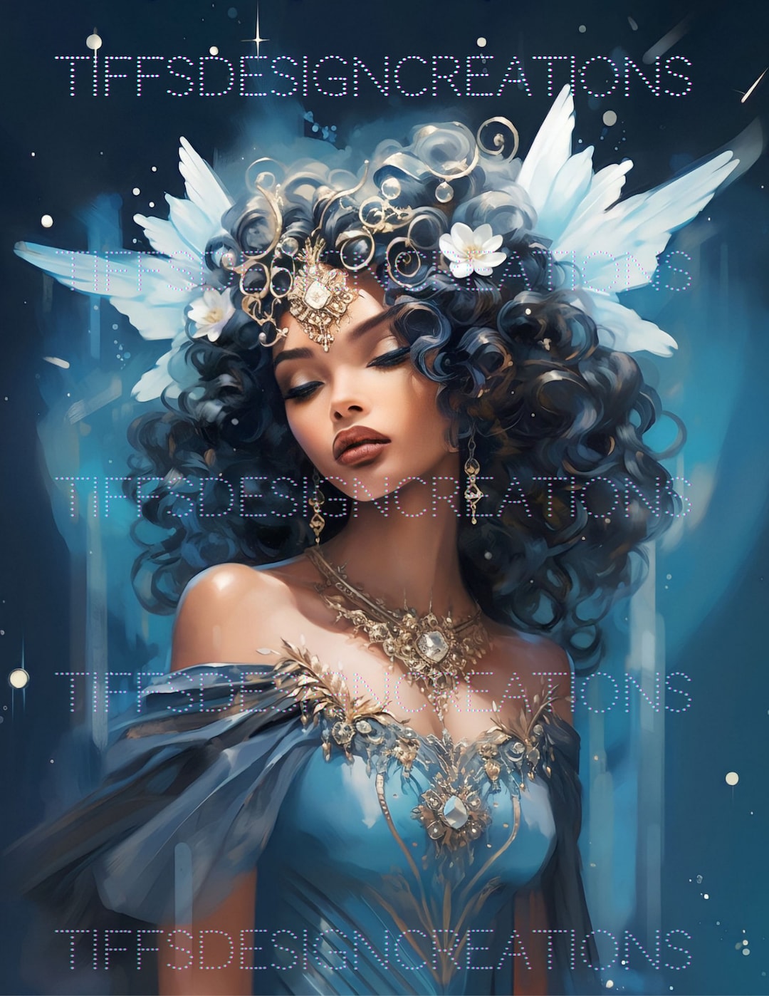 Beautiful Black Princess Fall Digital Download Png Svg Fashionable ...