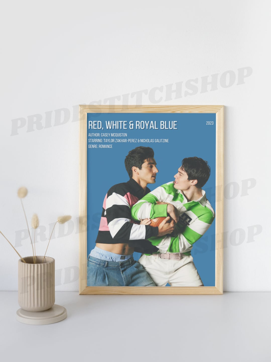 Red, White, & Royal Blue GQ Magazine Poster Bookish Prints Poster Art ...