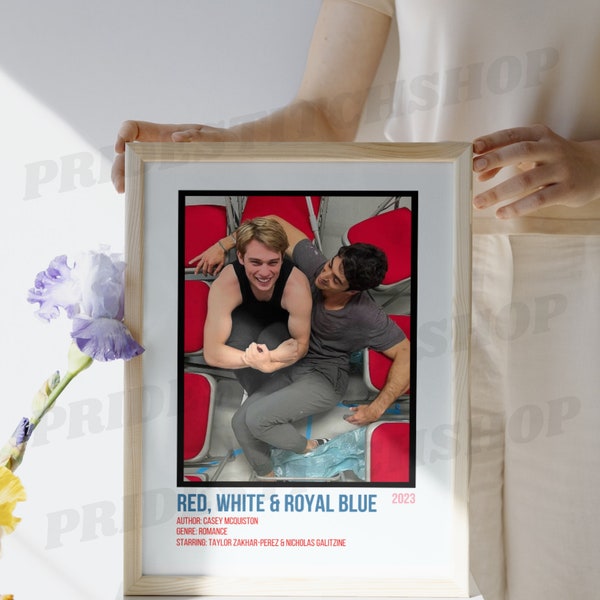 Red White and Royal Blue Movie Poster - Etsy