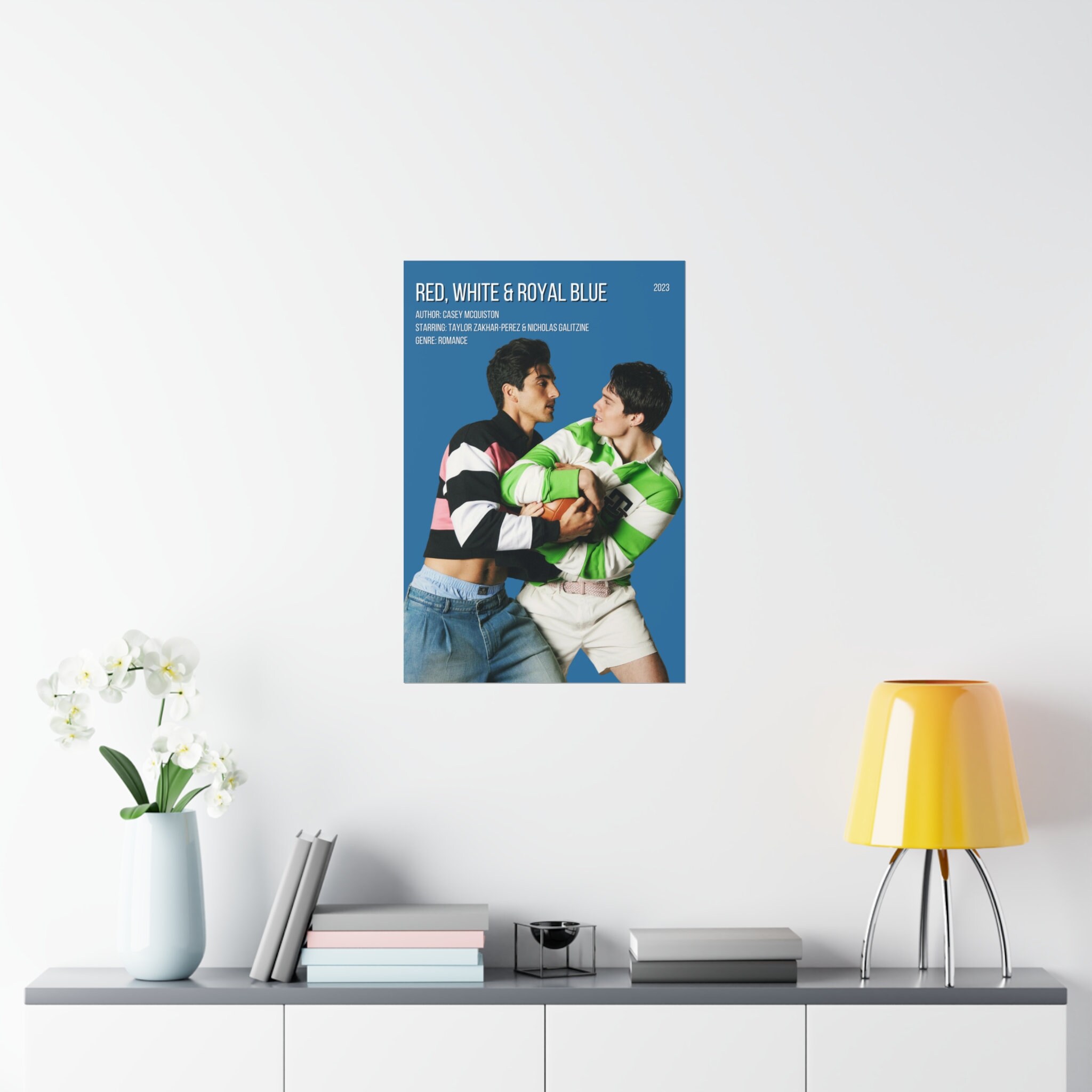 Red, White, & Royal Blue GQ Magazine Poster Bookish Prints Poster Art ...