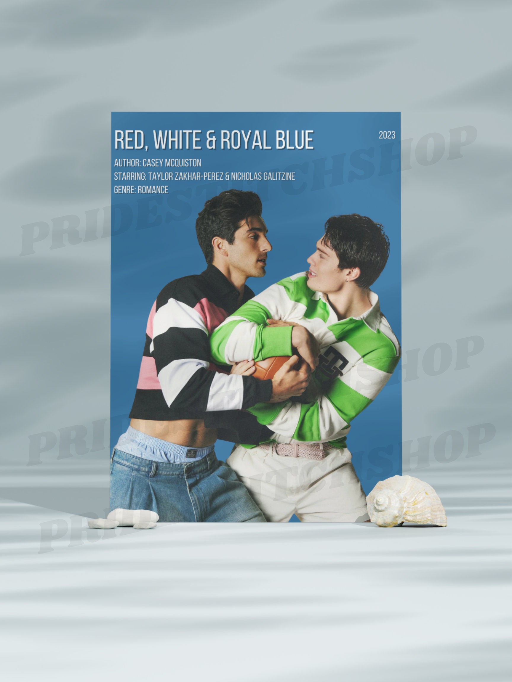 Red, White, & Royal Blue GQ Magazine Poster Bookish Prints Poster Art ...
