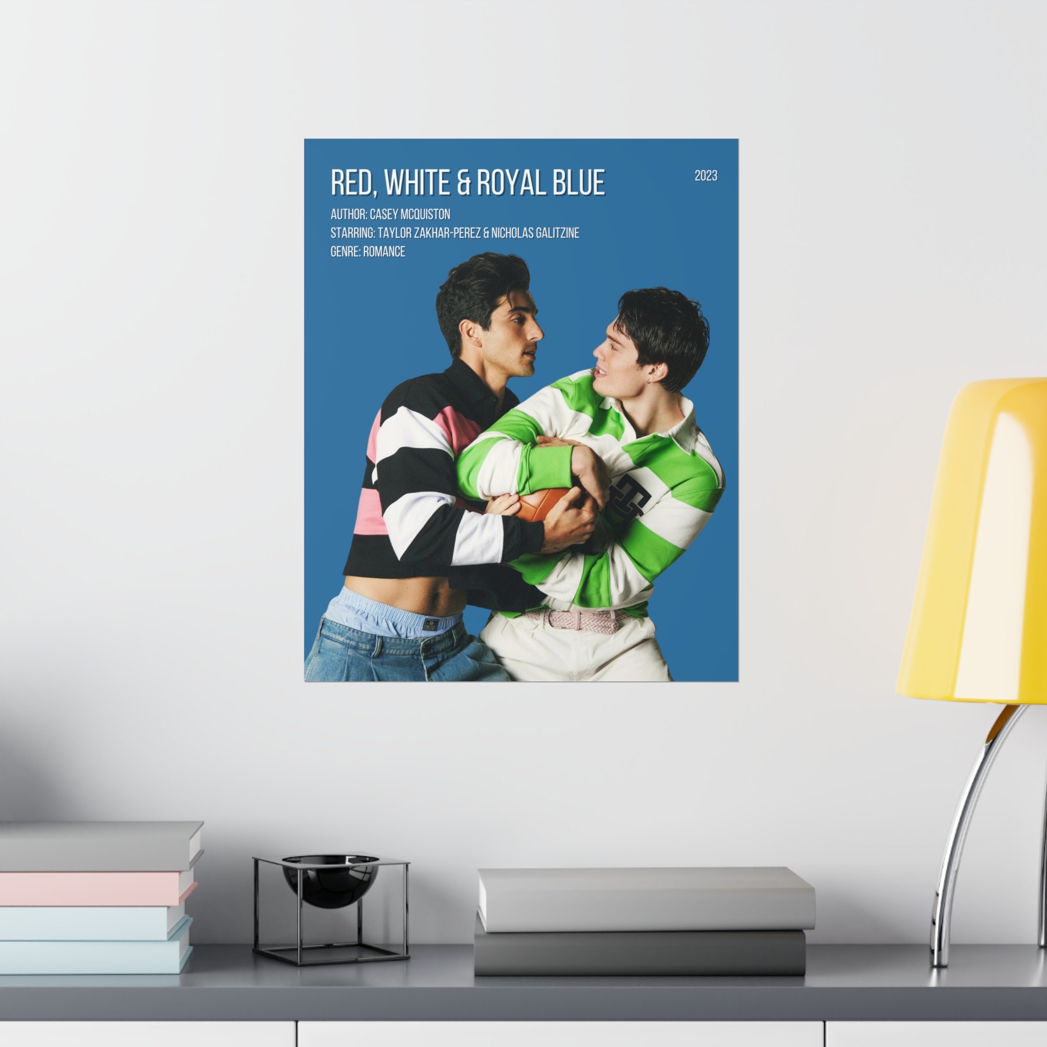 Red, White, & Royal Blue GQ Magazine Poster Bookish Prints Poster Art ...