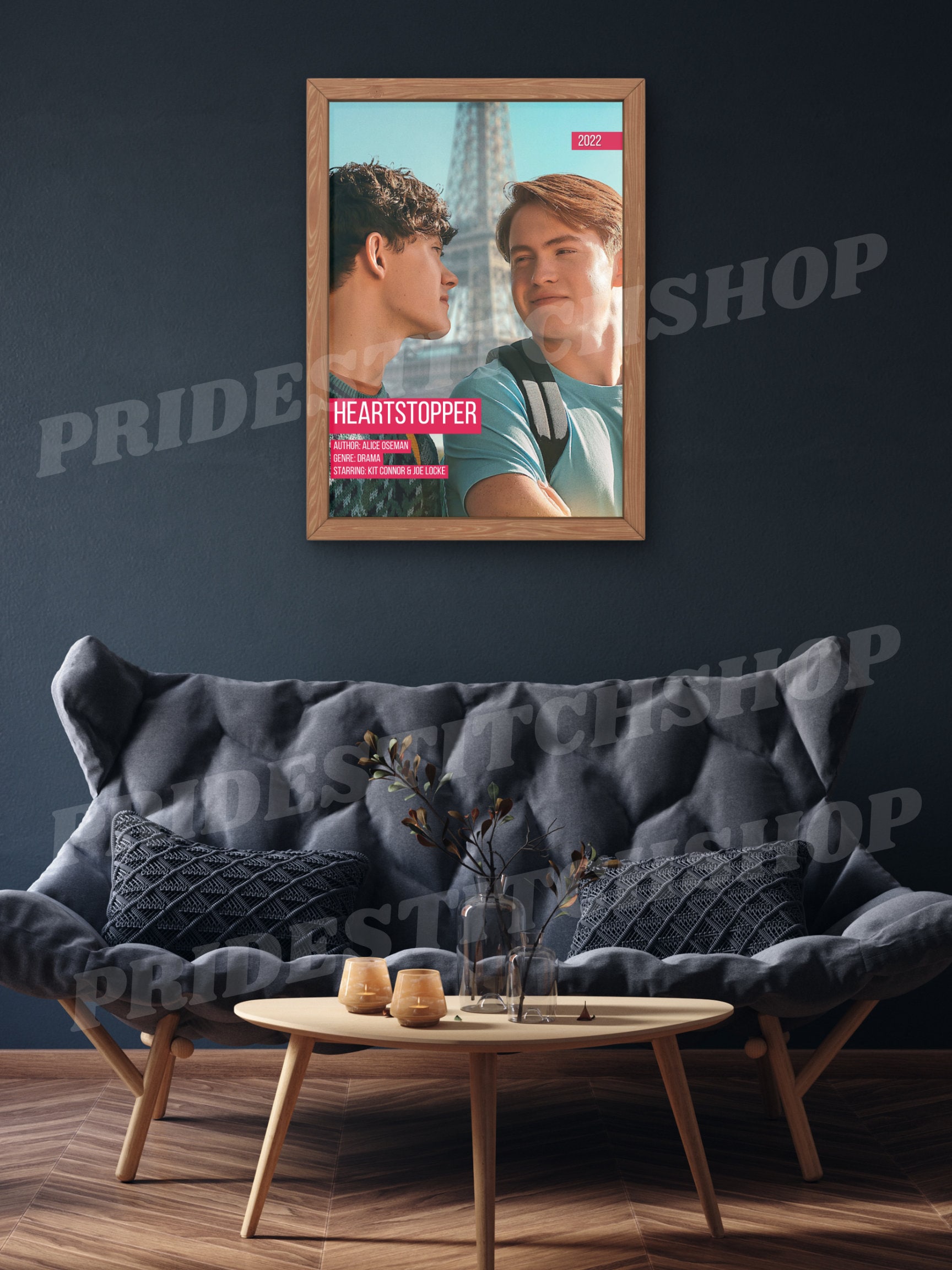 Heartstopper Paris Scene Poster Heartstopper Alice Oseman Nick Nelson ...