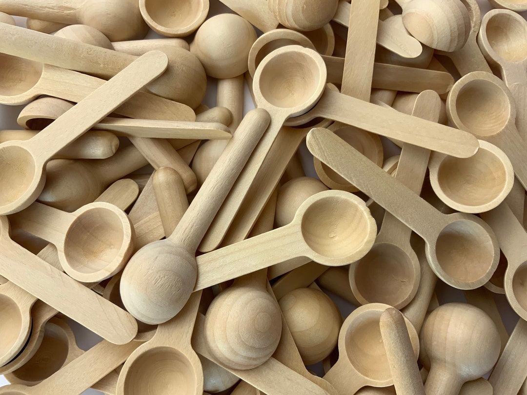 Small Wooden Spoon, Spice Spoon, Herbs Spoon, Sustainable Wood, Pantry ...