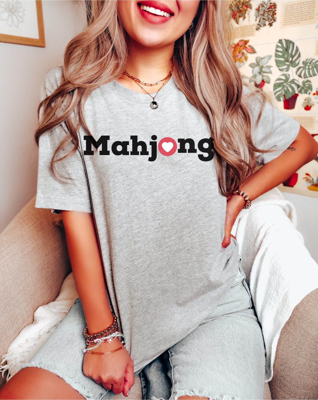 Mahjong Short Sleeve Tee, Mahjong Shirt, Mahjong Tshirt, Mahjong ...