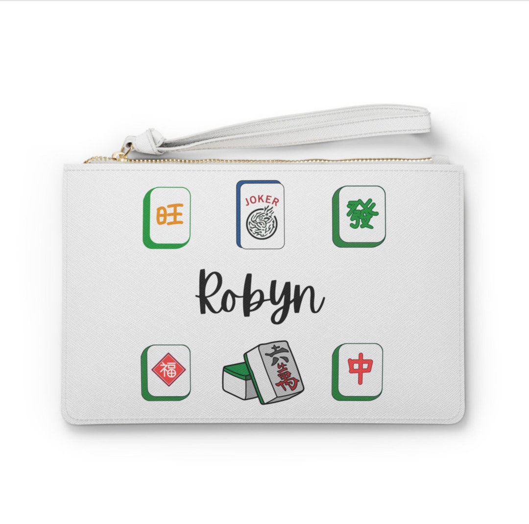 Custom Mahjong Bag, Personalized Mahjong Purse, Personalized Mahjong ...