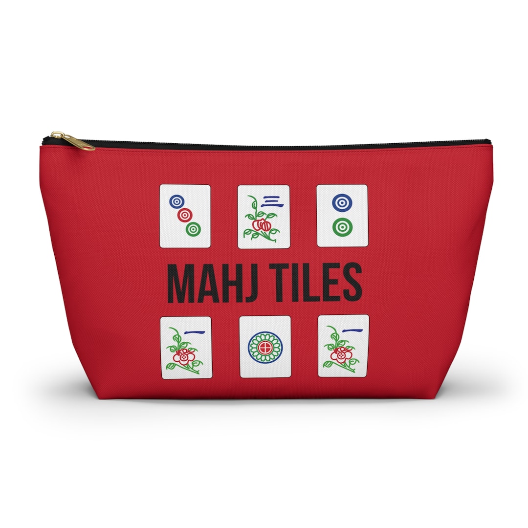 Mahjong Bag, Mahjong Tiles Bag, Mahjong Tiles Pouch, Accessory Pouch W ...
