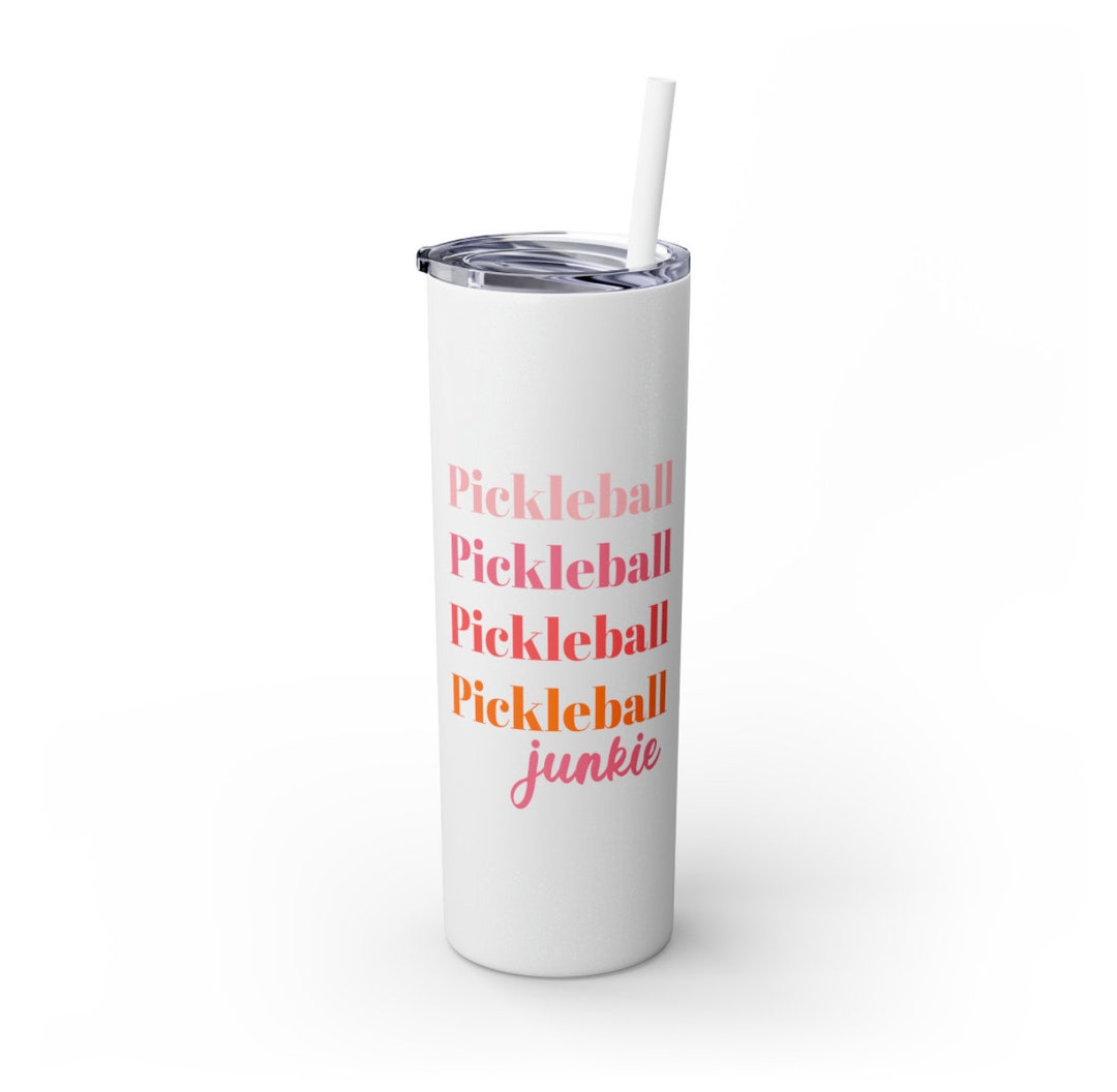 Pickleball Tumbler, Personalized Pickleball Tumbler, Custom Pickleball ...