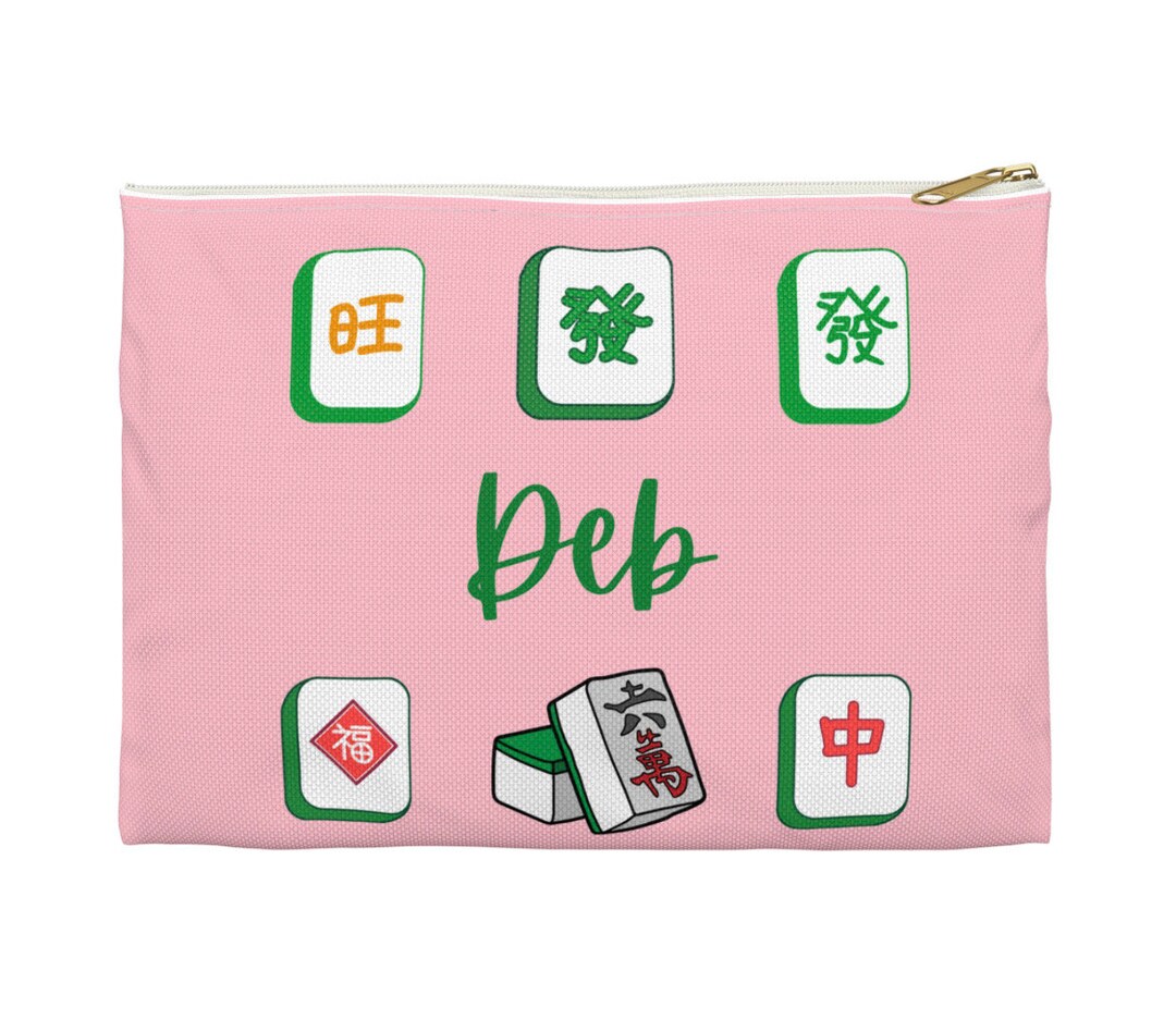 Custom Mahjong Bag, Custom Mahjong Pouch, Mahjong Pouch, Mahjong Gift ...
