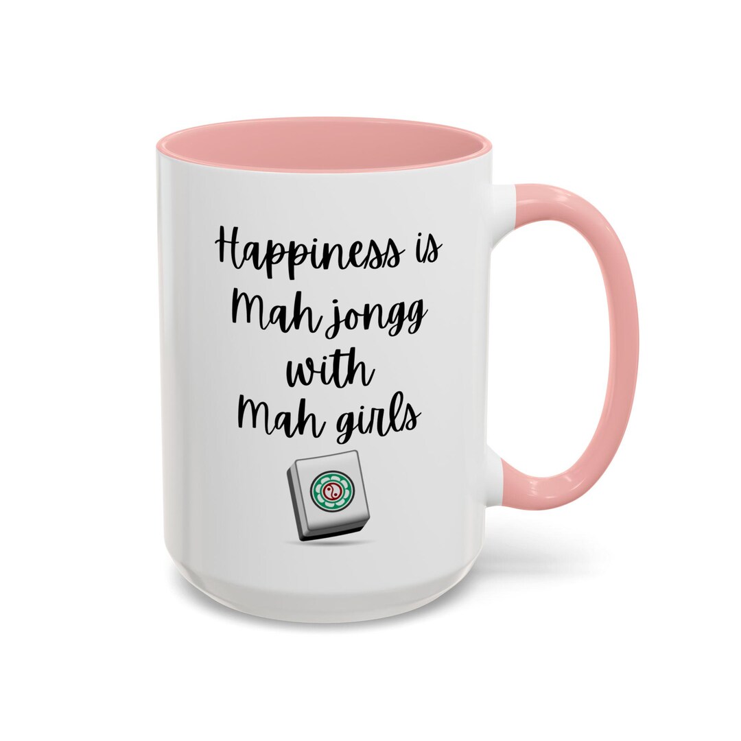 Mahjong Mug, Mah Jongg With Mah Girls Mug, Mahjong Gifts, Group Gifts ...