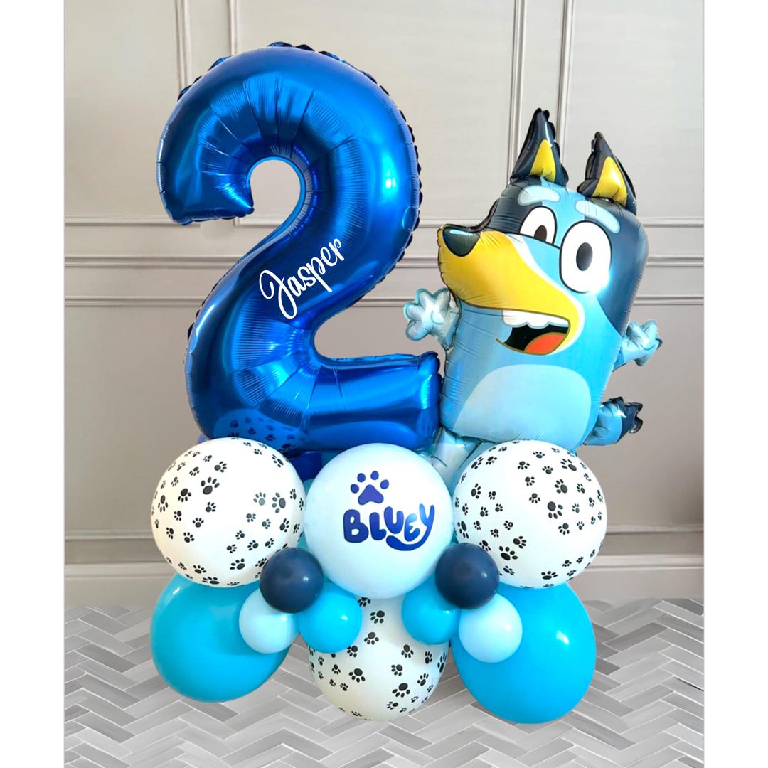 DIY Large Bluey Personalised Balloon Sculpture Kit | No Helium ...