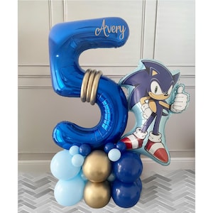 DIY Sonic the Hedgehog Personalised Balloon Sculpture Kit | No Helium ...