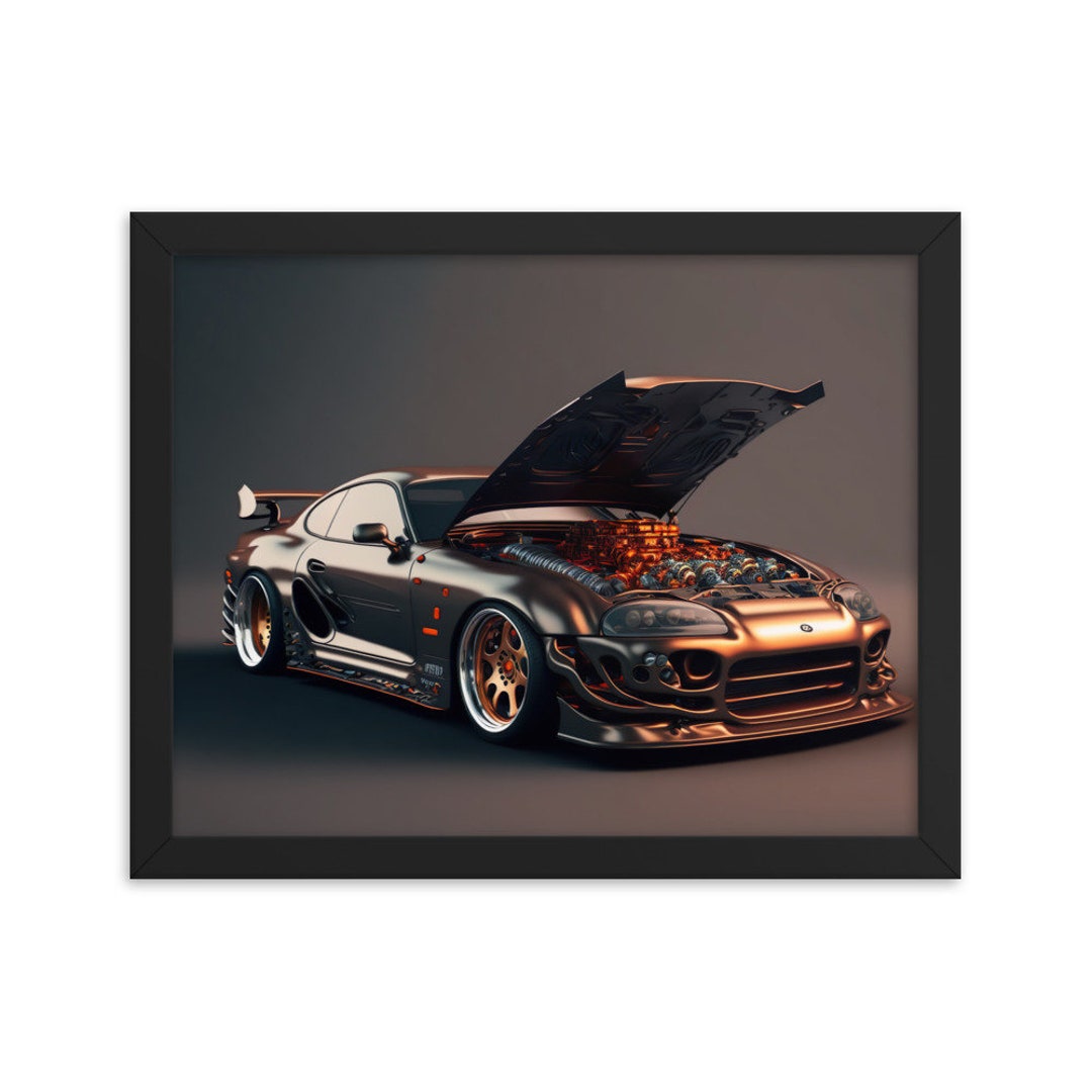 Toyota Supra MK4 Framed Poster - Etsy
