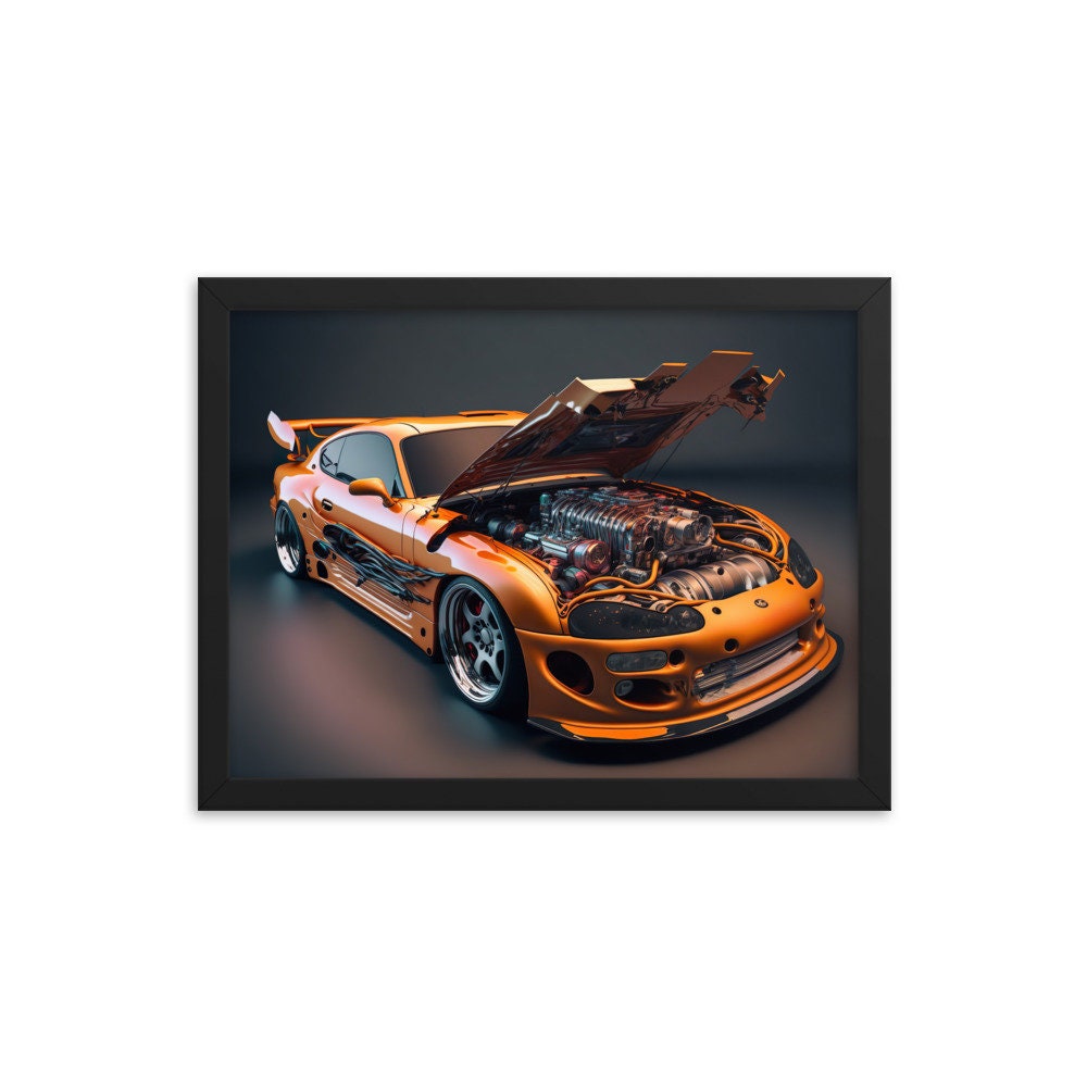 Toyota Supra MK4 Framed Poster - Etsy