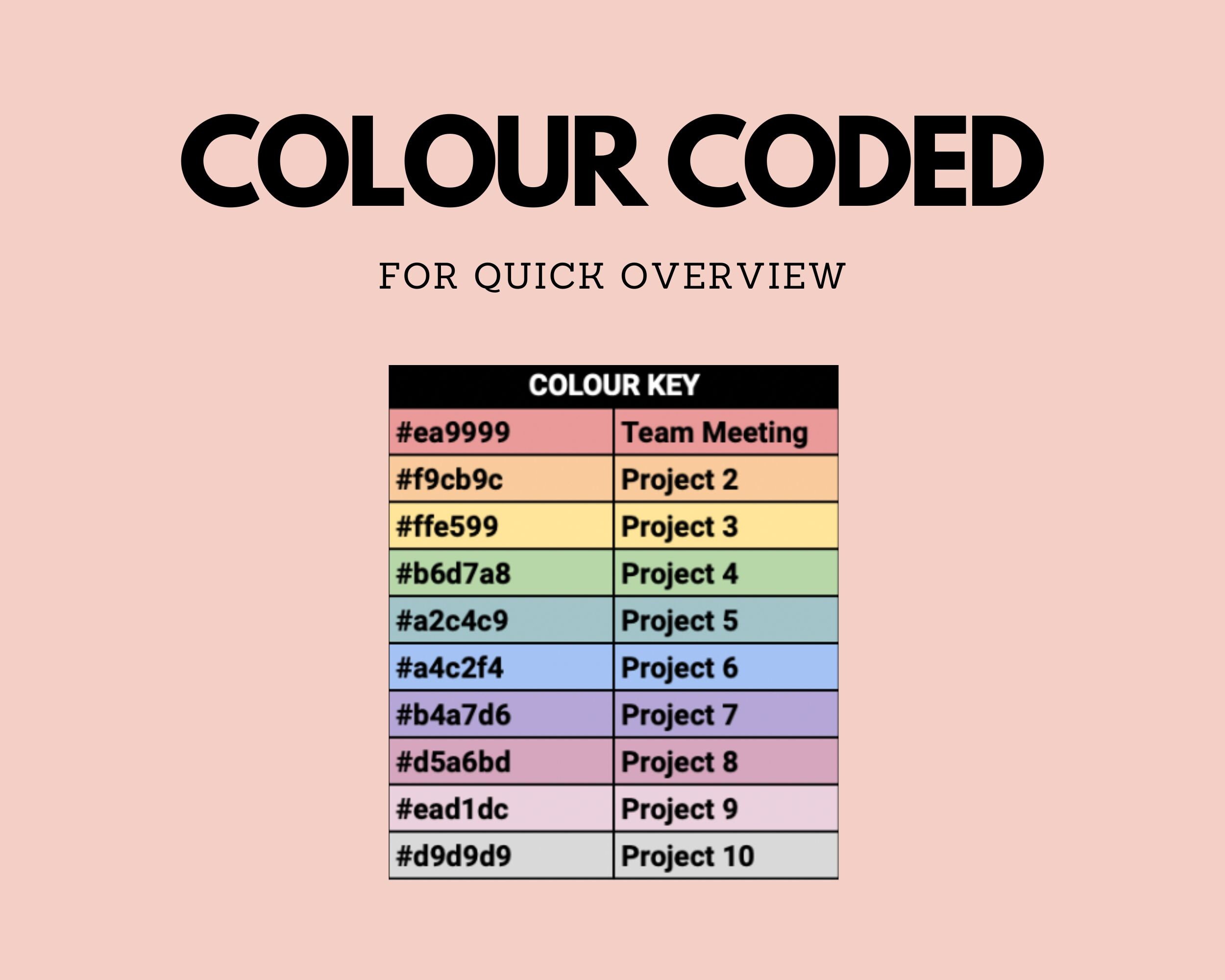 Work Tracker Google Sheets Template Productivity Spreadsheet Weekly ...