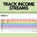 Freelance Work Tracker Google Sheets Template Income Spreadsheet Weekly ...