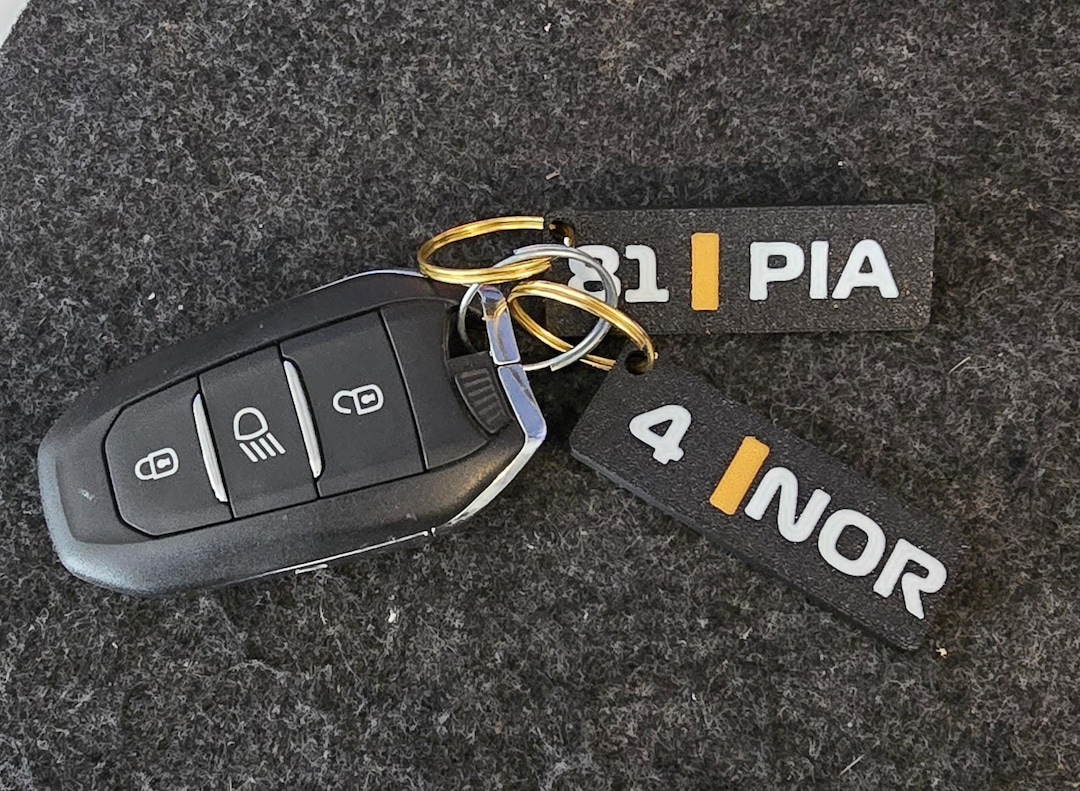 Lando Norris Oscar Piastri Mclaren F1 Keychain Set | Formula 1 Gift ...