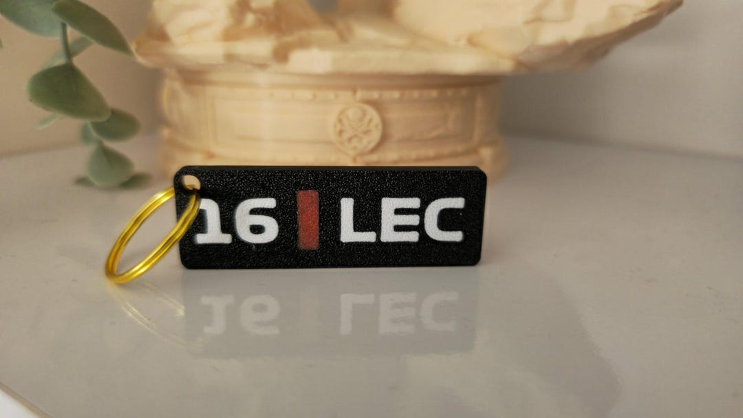 Ferrari F1 Driver Keychain– Charles Leclerc | F1 Gift for Motorsport ...