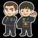 Formula 1 Driver Chibi Stickers | F1 Digital Download | SVG + PNG Files ...