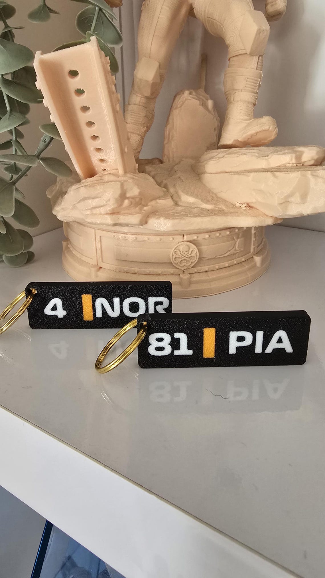 Mclaren F1 Driver Keychain Oscar Piastri | F1 Gift for Motorsport Fans ...